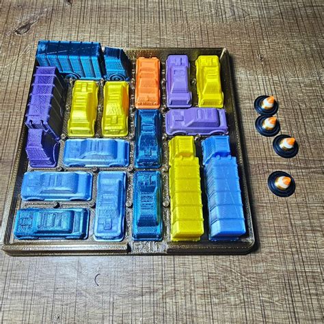 ♟ Rush Hour Game・ Stl File For 3d Printing・cults