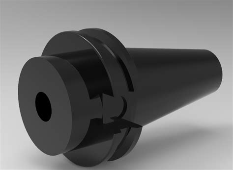 Autodesk Inventor 3d Cad Model Of Ansi B55 Cat 40 Thousands Of Free