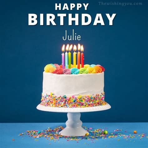 100 Hd Happy Birthday Julie Cake Images And Shayari