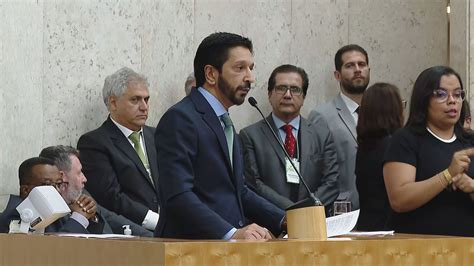 Nunes Agradece Tarcísio Em Discurso De Posse E Fala Em “parceria