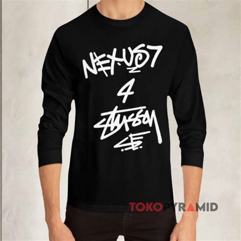 Vintage 90s 4 Stussy X Nexus 7 Shirt Tokopyramid