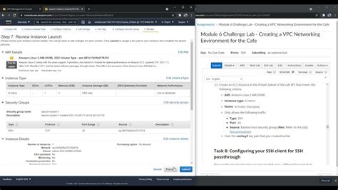 module 6 challenge lab creating a vpc networking environment for the cafe youtube
