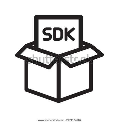 Sdk Icon Software Development Kit Icon Stock Vector Royalty Free