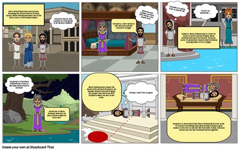 Antony And Cleopatra Storyboard By C A Cce