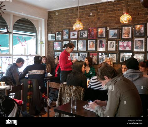 Inside The Premises Cafe And Bistro On Hackney Road In London Famous For The Musical Artists