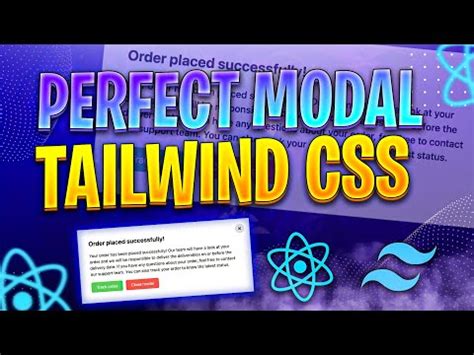 Create The PERFECT Modal Using Tailwind CSS Reactjs Tailwindcss