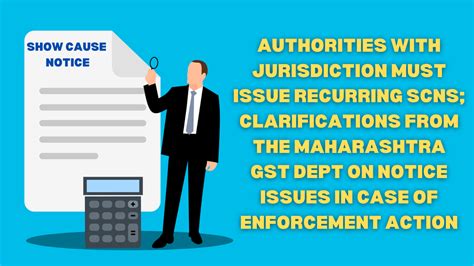 Authorities With Jurisdiction Must Issue Recurring Scns Clarifications