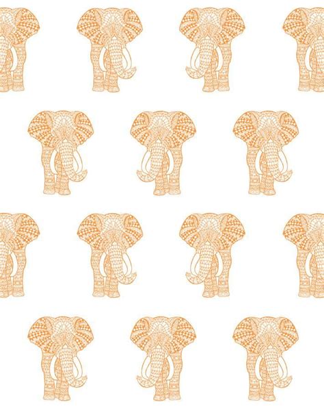 Raja The Elephant Wallpaper By Wallshoppe Pushpop Elephant Wallpaper Wildlife Wallpaper