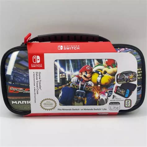 Mario Kart Deluxe Travel Case For Nintendo Switch Brand New £2595