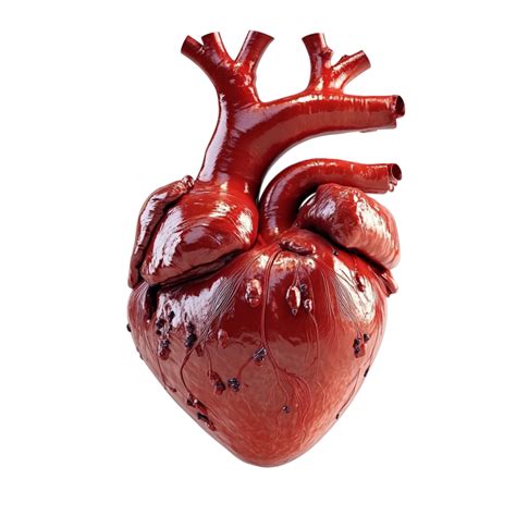 Human Heart 3d Model Ai Generative 49223293 Png