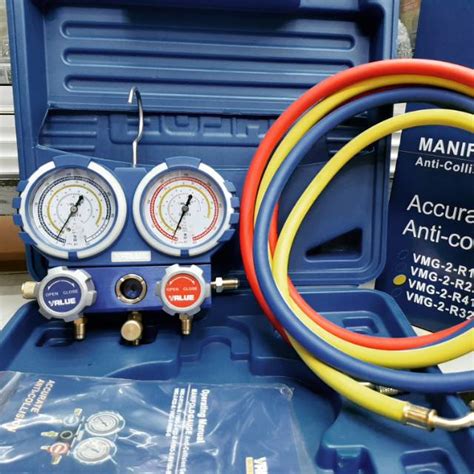 Jual Testing Manifold Ac Value R410 R32 R22 R134 Box Vmg 2 Analizer
