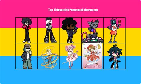My Top 10 Favourite Pansexual Characters By Neogangfan2024 On Deviantart