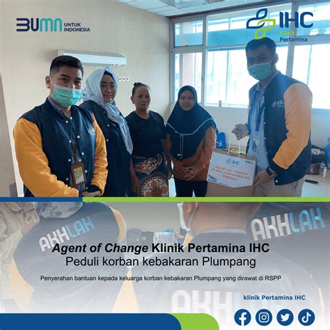 Klinik Pertamina IHC Peduli Korban Kebakaran Plumpang Klinik