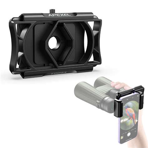 Apexel 360° Apl F002x Rotatable Mount For Telescope Phone Holder Adapter Smartphone Digiscng