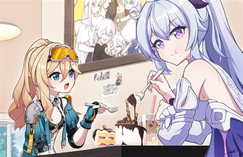 Kiana Kaslana Durandal And Kiana Kaslana Honkai And 1 More Drawn By