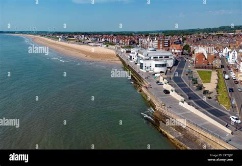Aerial View Of The Seaside Town Of Bridlington On The North Yorkshire