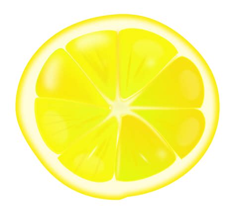 Onlinelabels Clip Art Lemon Slice
