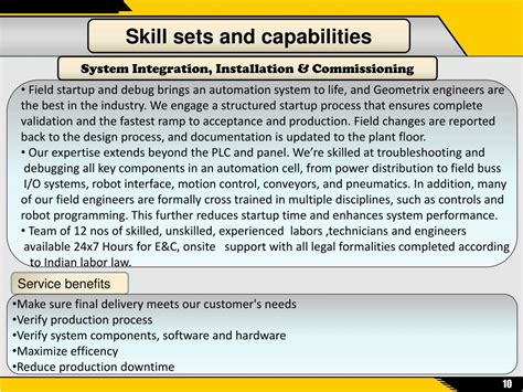 Ppt Geometrix Automation And Robotic Solutions Powerpoint Presentation Id1793167