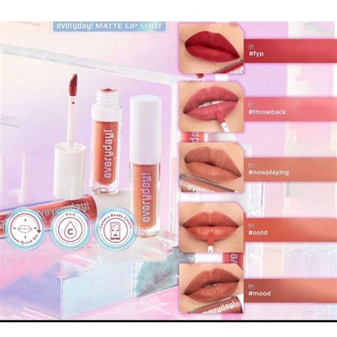 Jual Wardah Everyday Matte Lip Shot Lip Cream Wardah Terbaru Shopee Indonesia