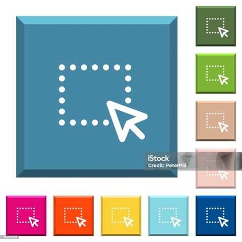 에 드래그 앤 드롭 작업 흰색 아이콘 모서리 사각형 버튼 대체에 대한 스톡 벡터 아트 및 기타 이미지 대체 마우스 화살표 모션 Istock