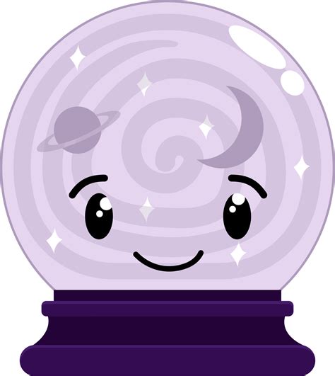 roxa Magia cristal bola plano ícone Projeto 19837576 PNG
