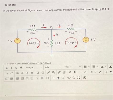 Solved Find The Value Of I In Figure Belowin The Given