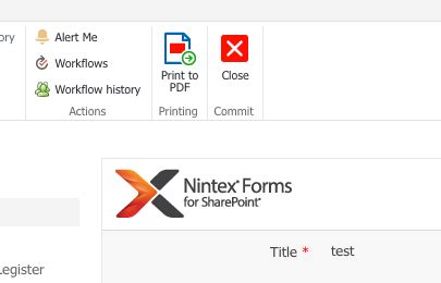 Convert Nintex Form Responsive Form In Sharepoint To PDF Form Community