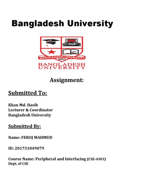 Peripheral And Interfacing Assignment Pdf Usb Flash Drive