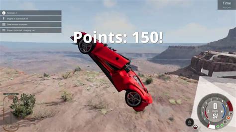 BeamNG Drive Scenario Target Jump Bridge YouTube