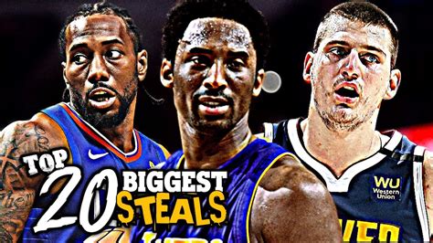 Top 20 Biggest Steals In Nba Draft History Youtube