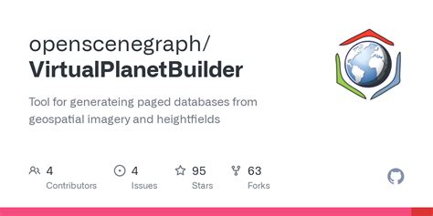GitHub Openscenegraph VirtualPlanetBuilder Tool For Generateing