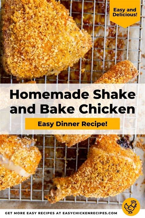 Homemade Shake And Bake Chicken Easy Chicken Recipes Homemade Shake