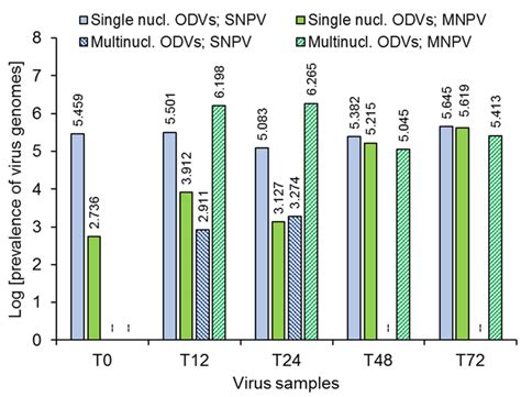 Results Of Qpcr Quantification Of Genome Copy Number For Hearsnpv And