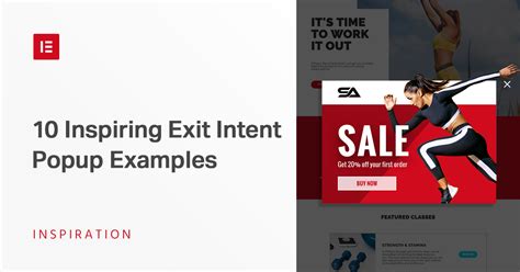 Inspiring Exit Intent Popup Examples To Increase Conversions