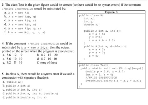 Solved The Class Test In The Given Figure Would Be Chegg