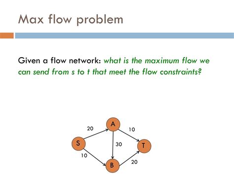 Ppt Max Flow Applications Powerpoint Presentation Free Download Id