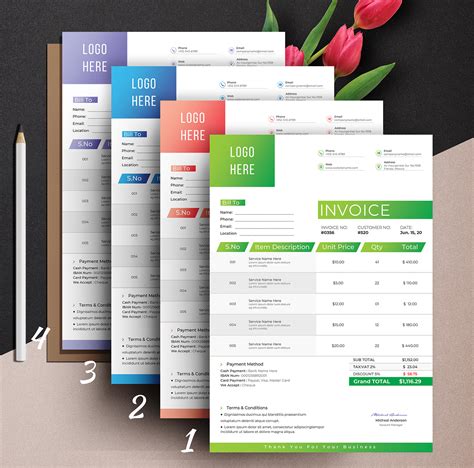 Modex Auto Calculation Invoice Quotation Template Google Sheets Excel Apple Pages Ms Word Numbers