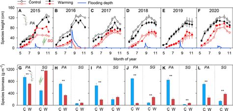 Plant Height And Aboveground Biomass Of Two Dominant Species In Control