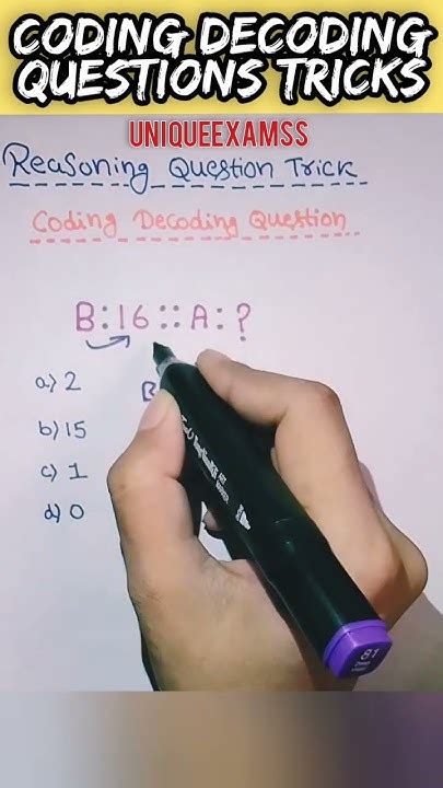 coding decoding reasoning tricks 🔥 reasoning tricks shorts
