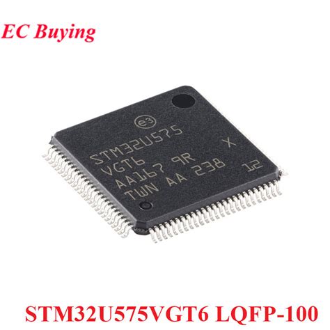 stm32u575vgt6 stm32u575 stm32 u575vg u575vgt6 lqfp 100 arm cortex m33