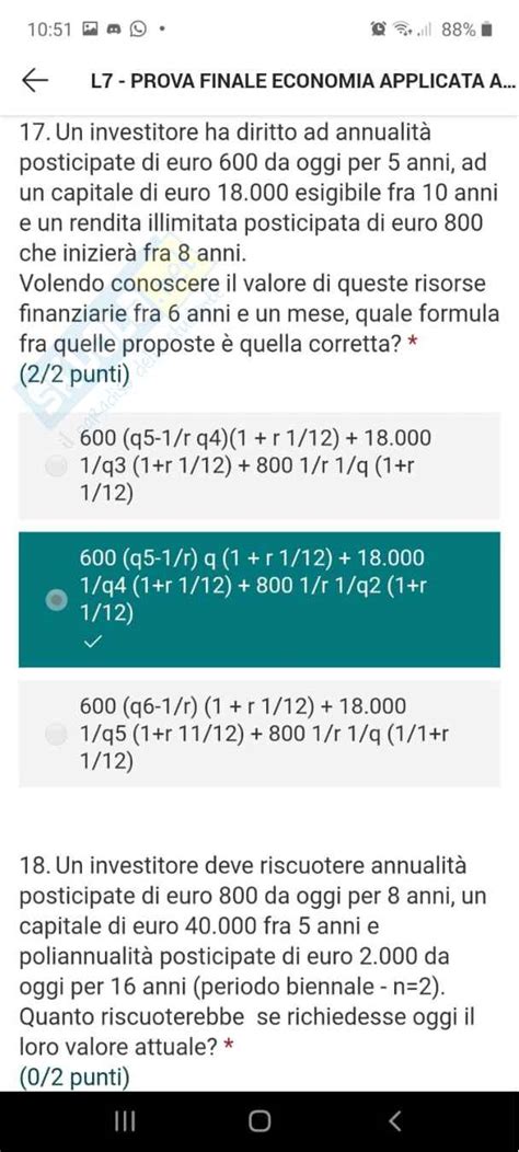 Risposte Esame Finale Corrette