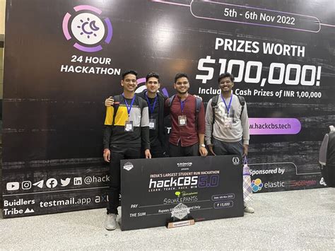 Hitesh Rana On Linkedin Hackathon Team Experience Tech Event