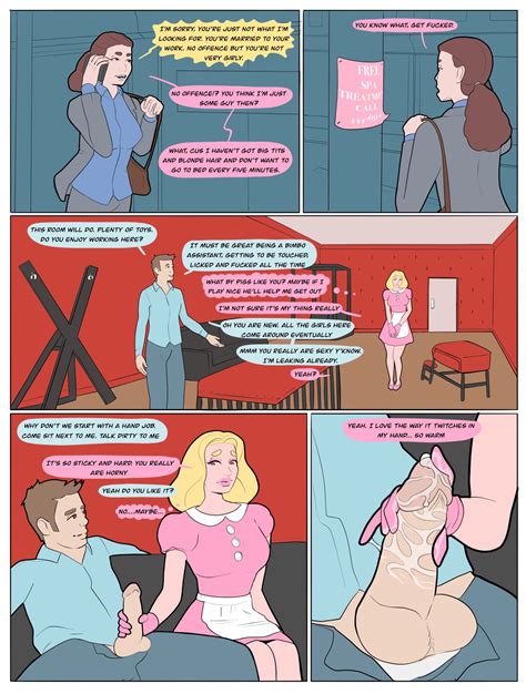 Rule 34 Big Breasts Bimbo Bimbofication Blonde Hair Brown Hair Comic