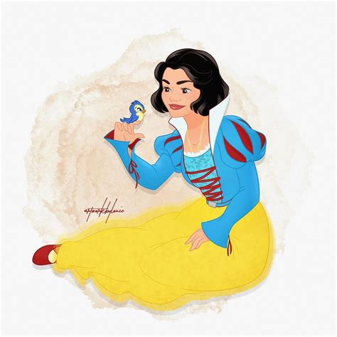 Artworks By Louie Cruz On Instagram Rachelzegler Is Snow White 🍎🕊️