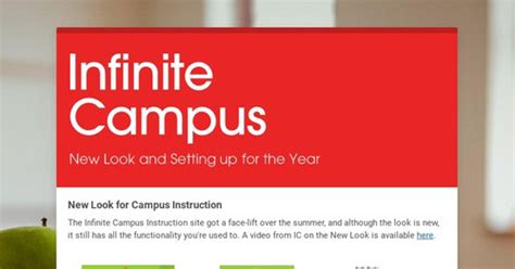 Infinite Campus Smore Newsletters