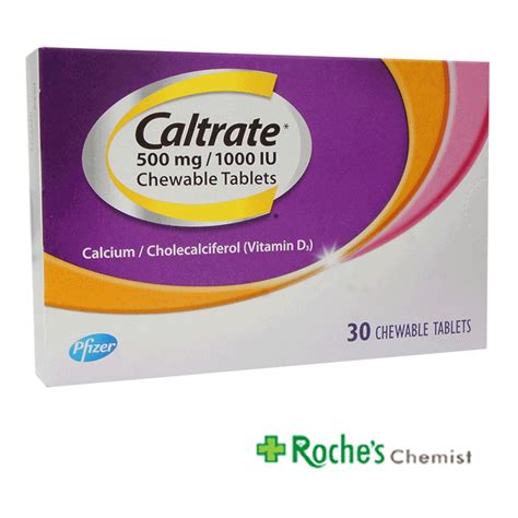 Caltrate Chewable Tablets X 30 Brighton Healthcare Ltd Ta Roches