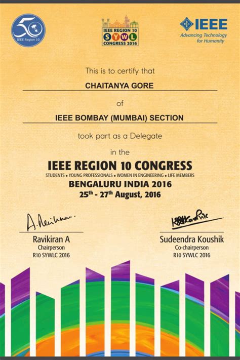 Achievements Ieee Shri Sant Gajanan Maharaj College Of Engineering