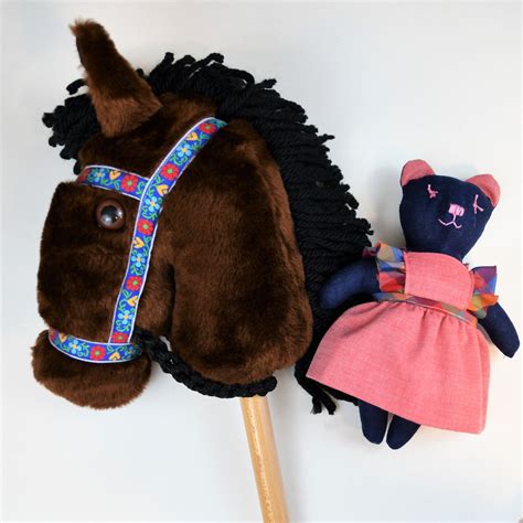 Anna Bear Heirloom Doll Navy Linen Bear Doll In Vintage Red Etsy