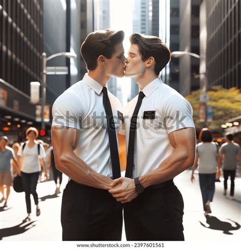 Two Very Muscular Male Mormon Missionaries Ai Generated Image Shutterstock