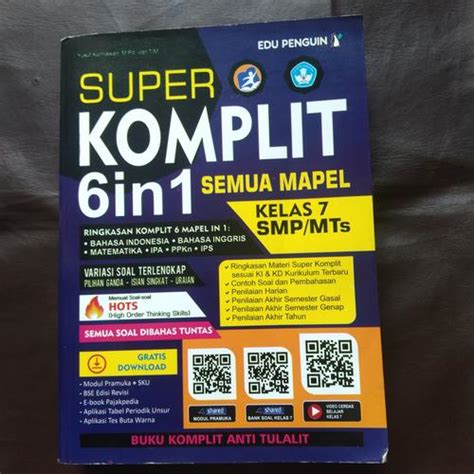 Jual Buku Super Komplit 6in1 Semua Mapel Kelas 7bsmpmts Yusuf